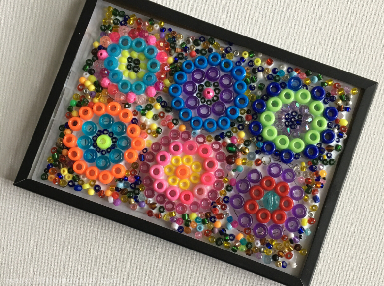 Kandinsky Circles Bead Craft for Kids - Messy Little Monster