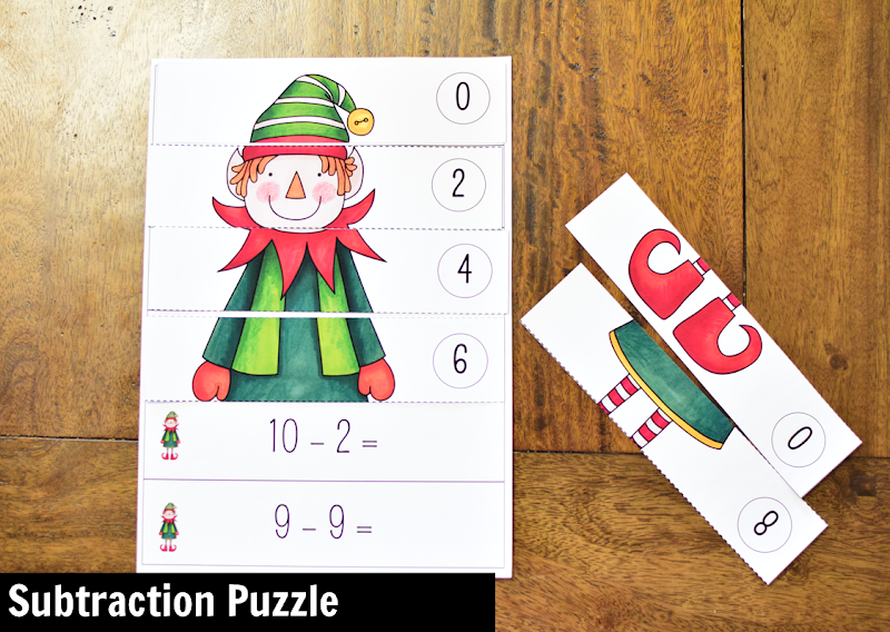 Kindergarten Math Center for December | The Pinay Homeschooler