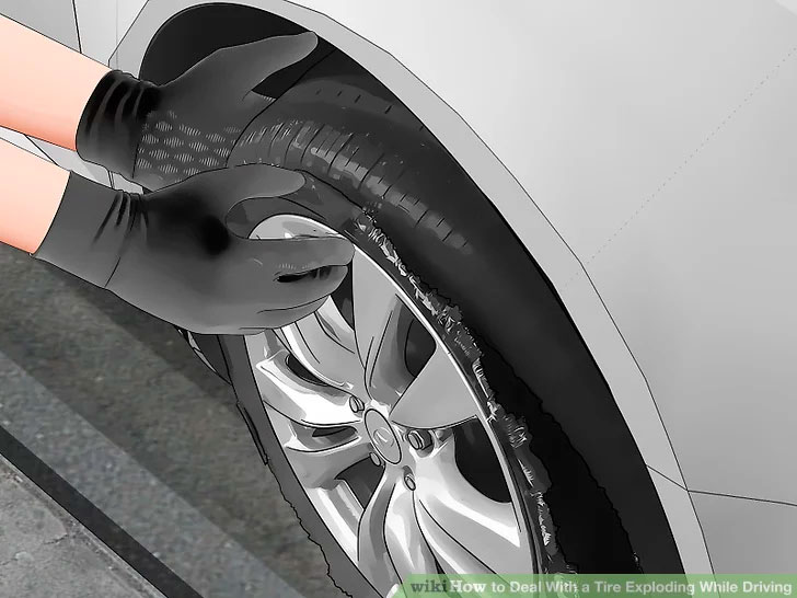 Cómo actuar cuando una llanta revienta mientras conduces