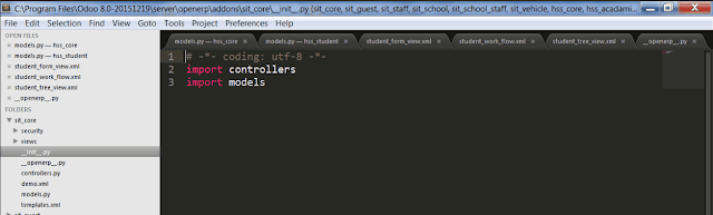 Odoo Module Structure [Terminology]