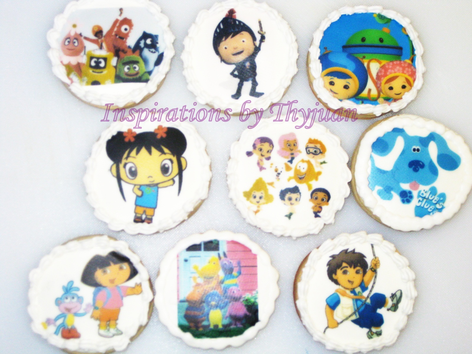 Inspirations by Thyjuan LLC.: Nick Jr. Cookies