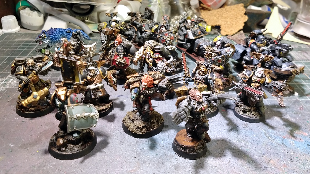 [hobby] Warhammer 40k - Wolf Guard veterans to lead my infantry
