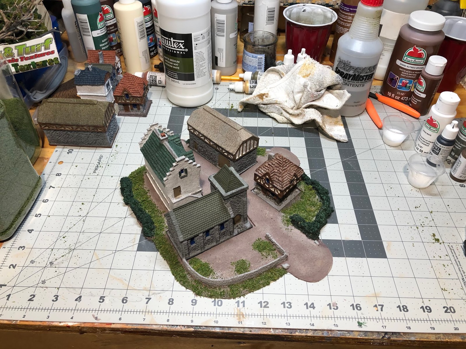 Lair of the Uber Geek: HCON Prep: Total Battle Village Tiles