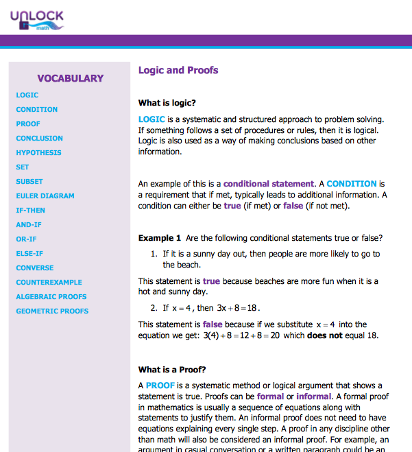 Homeschool Happenings: UnLock Math ~ A Review