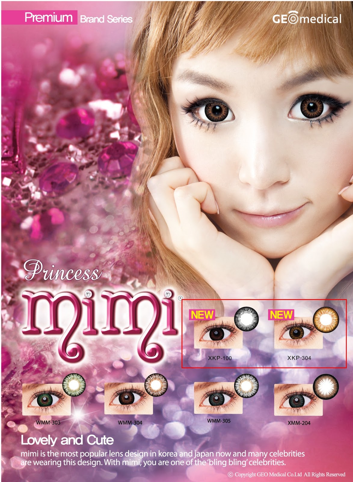 Korean-CL - Vente de Circle Lens: Séries MiMi Princess (Bambi) & MiMi Café
