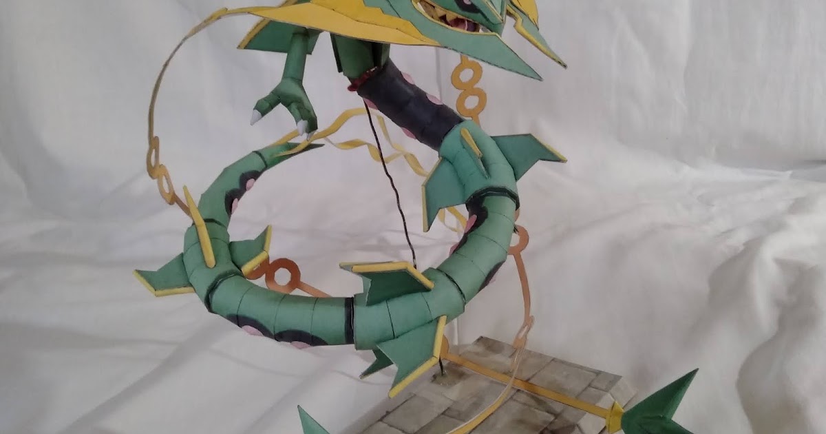 PaperPokés - Pokémon Papercraft: MEGA RAYQUAZA