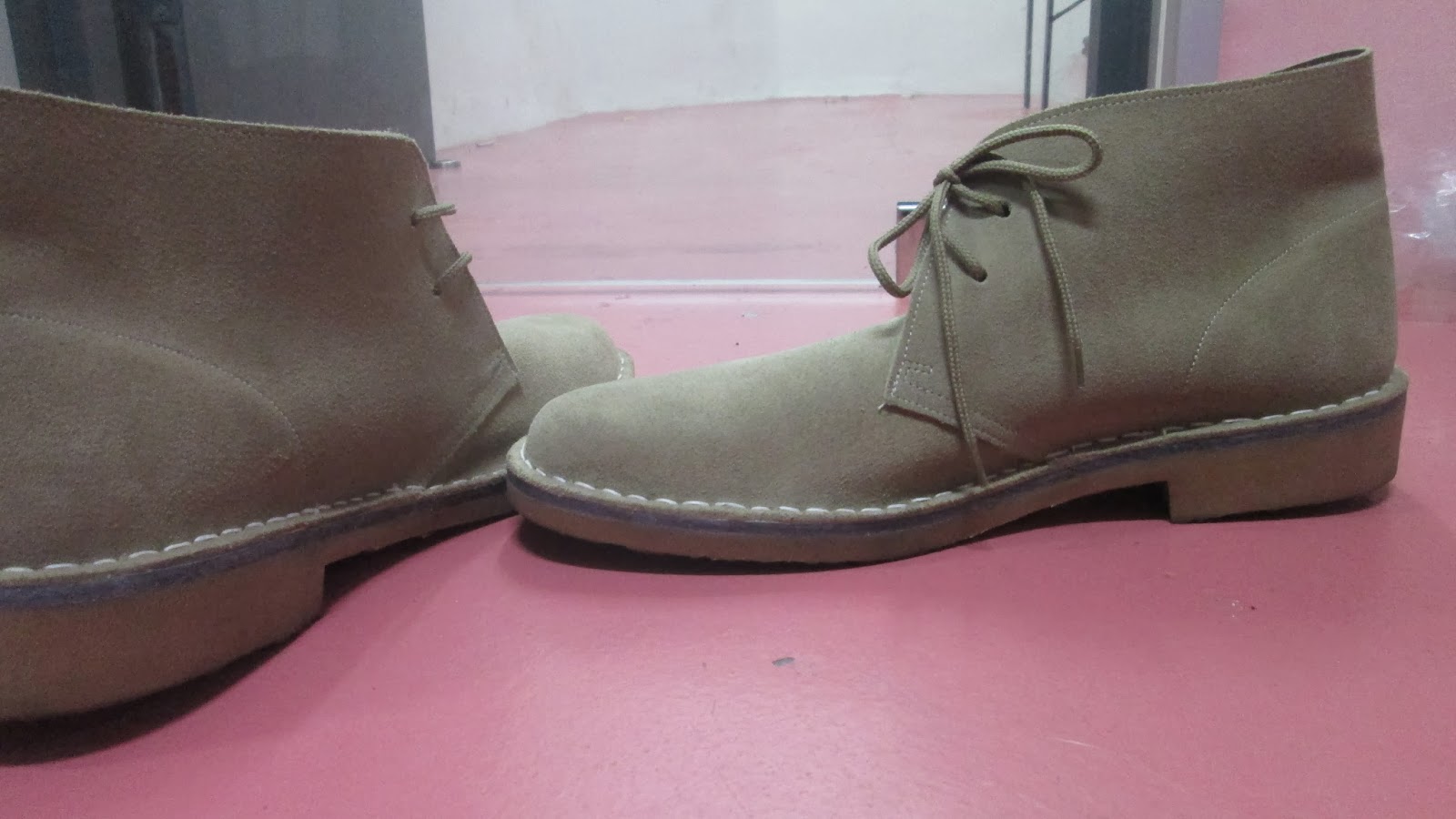 Pink Bundle: Kasut Kulit Johnson