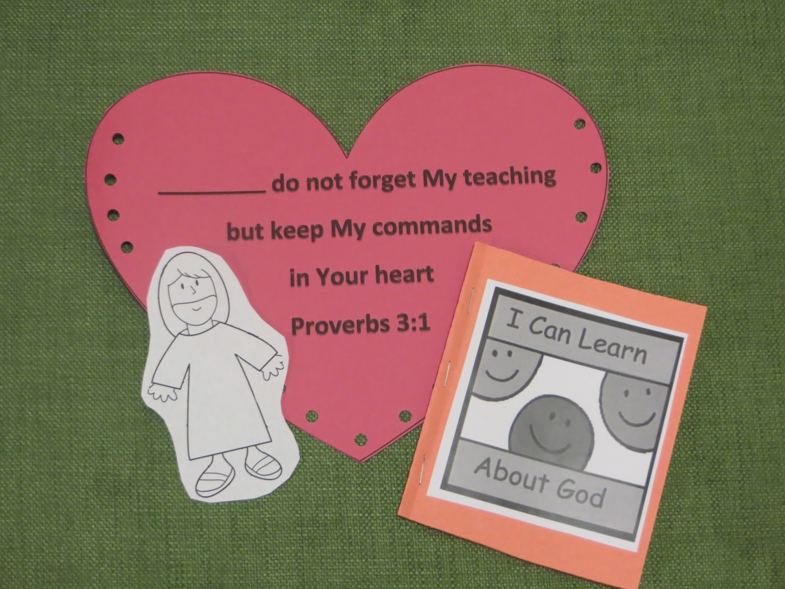 Little Seeds Of Faith: Proverbs 3:1 Sunday School Lesson Idea