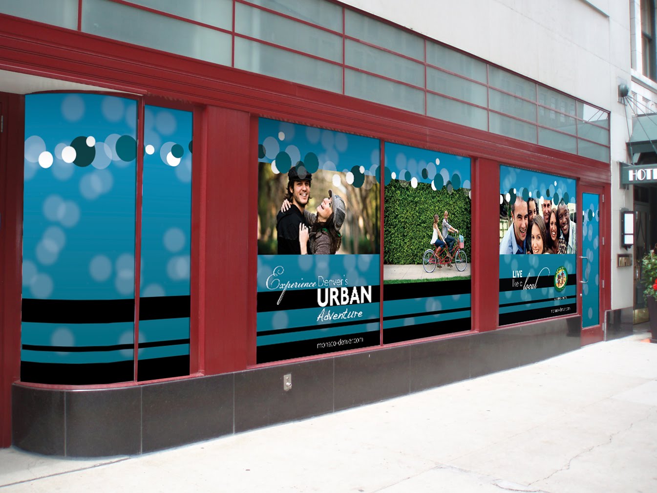 SLK DESIGN: Window Wrap design for Denver's Hotel Monaco