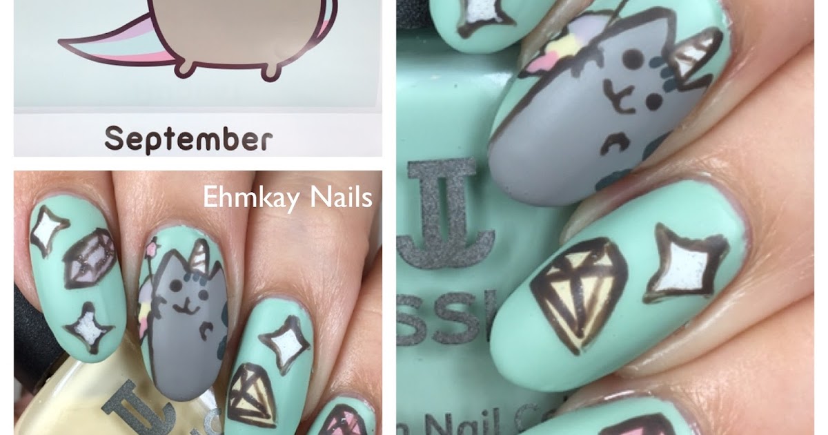 ehmkay nails: Pusheen Calendar Series: Magic Pusheenicorn