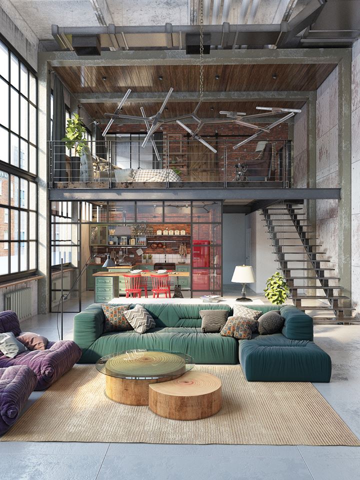 Industrial style Loft in Budapest