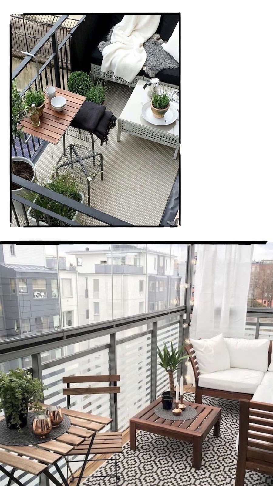 Inspiration : Idées déco pour votre balcon - goodmorningmydeco
