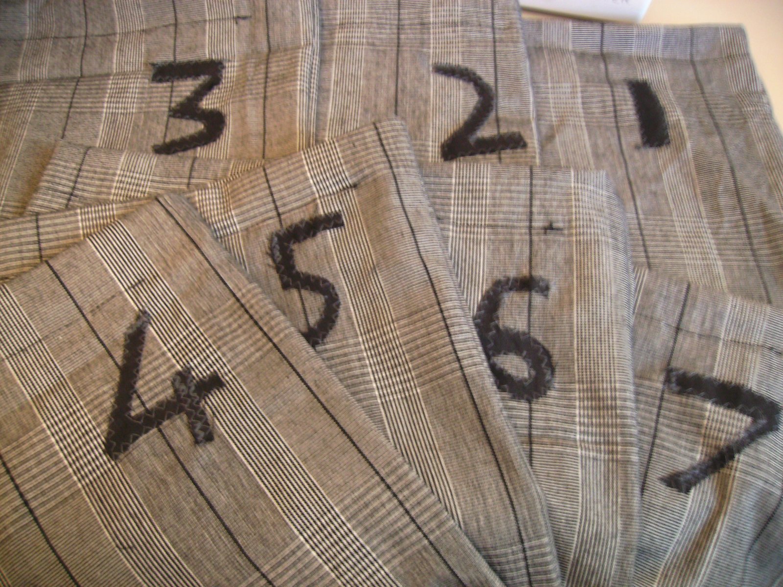 Sewing numbers
