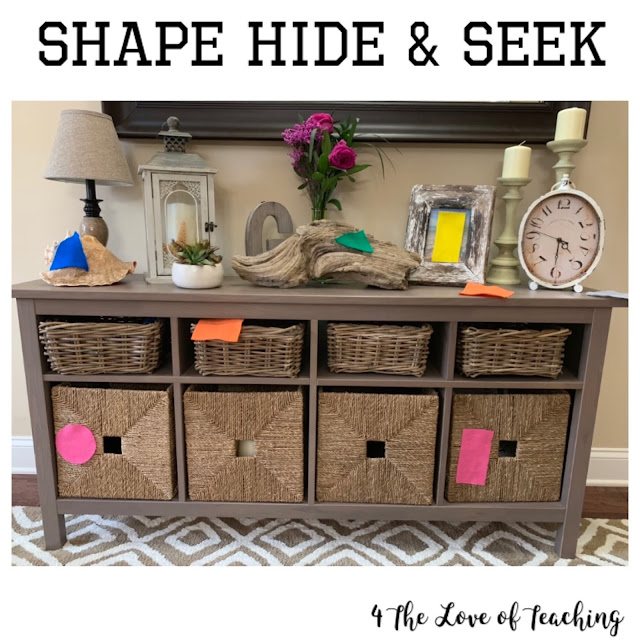 Shape Hide & Seek - For the Love of Teaching