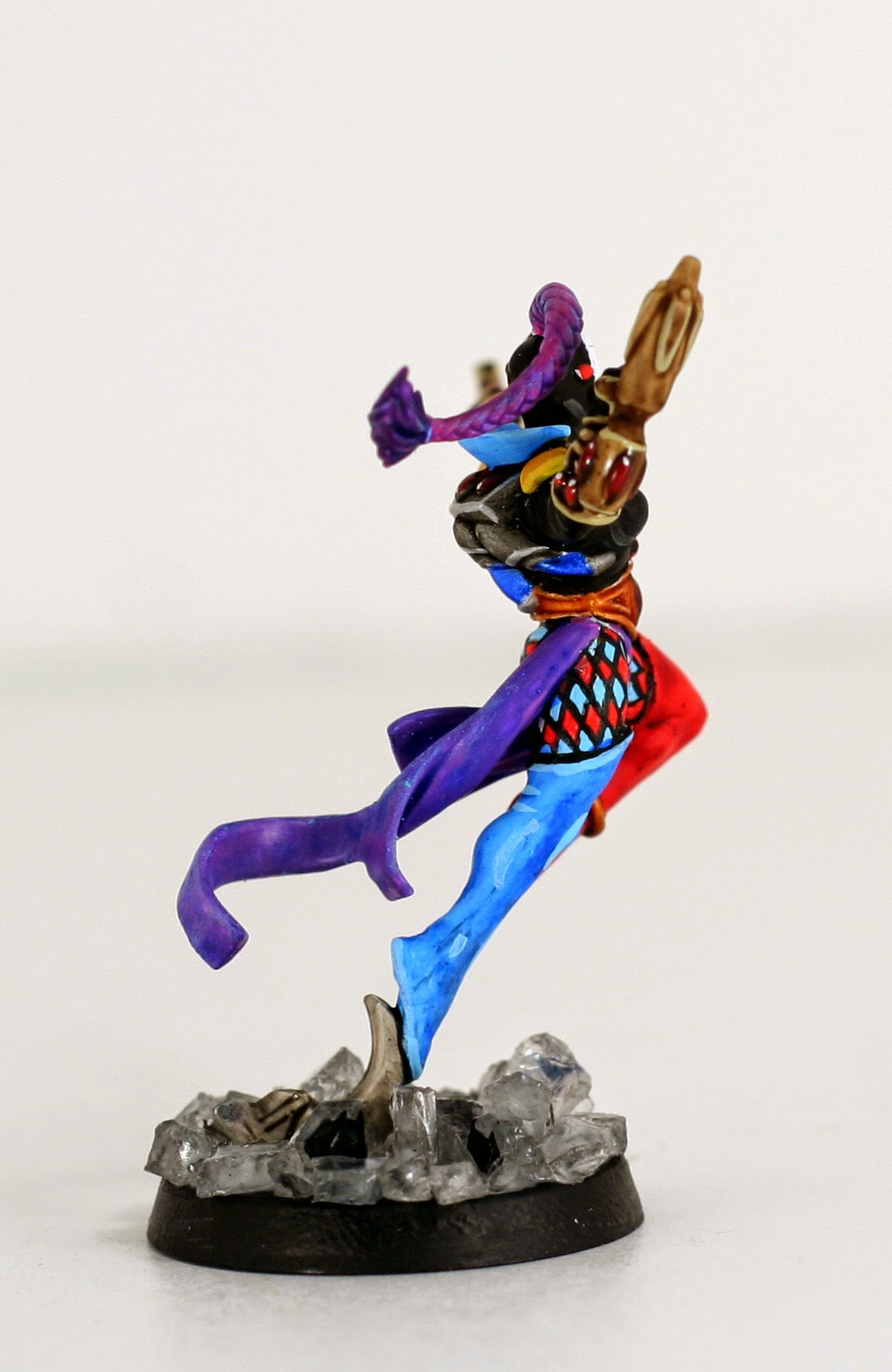 Florida Miniature Painting: Harlequin Player IV