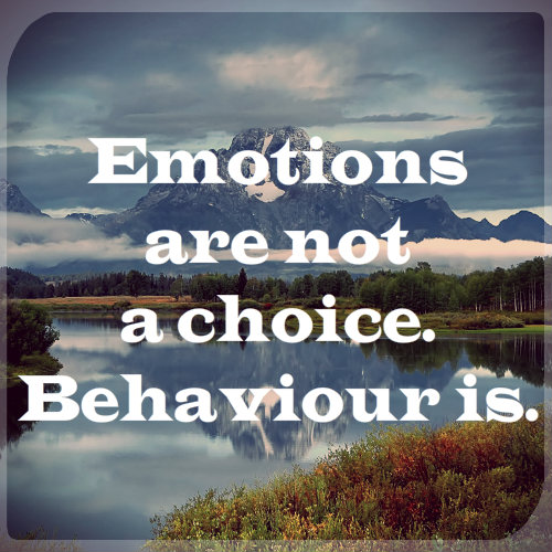 Love Your Life: Emotions are not a choice