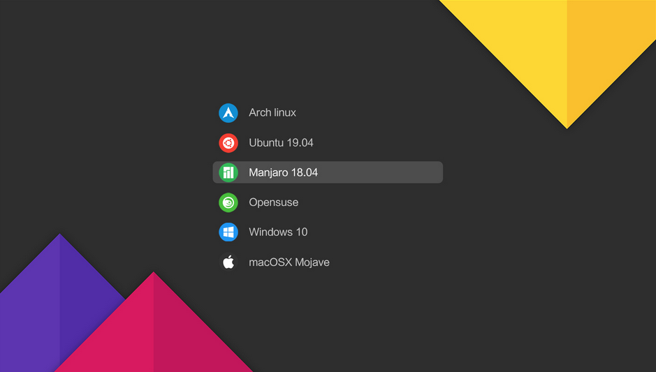 Pacote com 5 temas para o Grub Customizer