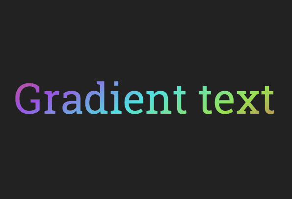 How to Make Text Color Gradient Using CSS Only - KhalistaBlog