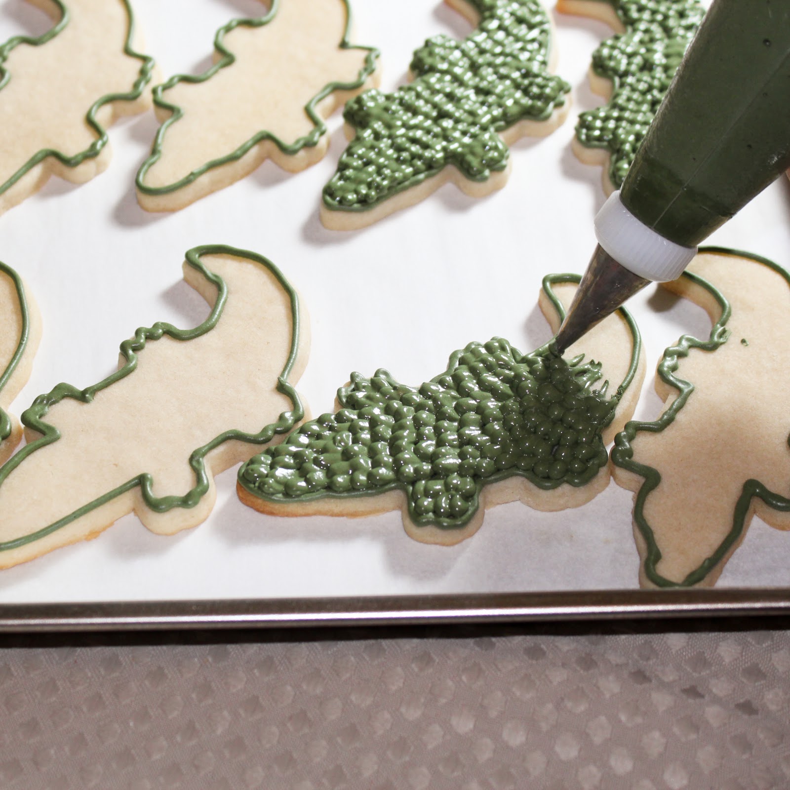 Baking in Heels: Crocodile Cookies