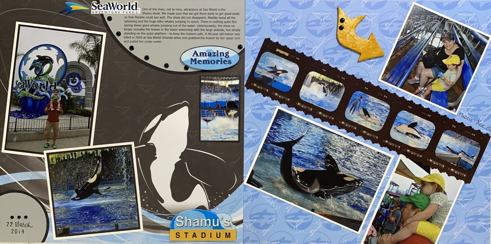 Scraplifter Designs - PROJECT Life - 365: New Layout - SeaWorld