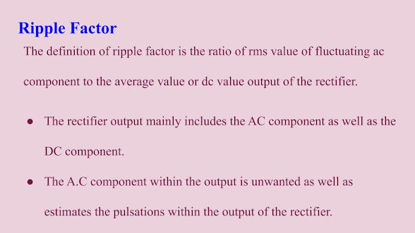 DrMBJ's Blog of Physics: Ripple factor of rectifiers