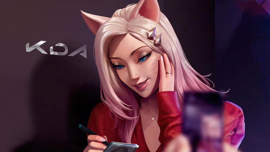 81894 Kda Ahri Ill Show You 4k Wallpaper Pc Desktop