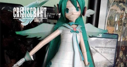 Vocaloid: Electric Angel Hatsune Miku Paper Model | Paperized Crafts