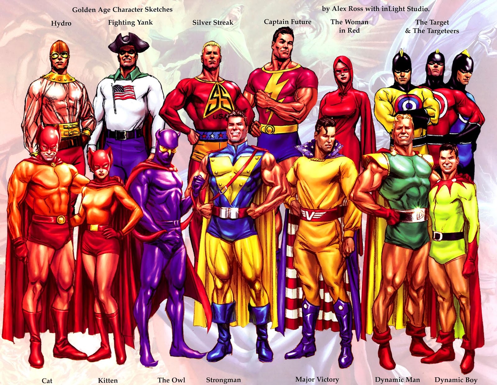 Fichas de Superheroes Marvel y DC: Superheroes de la Edad de Oro
