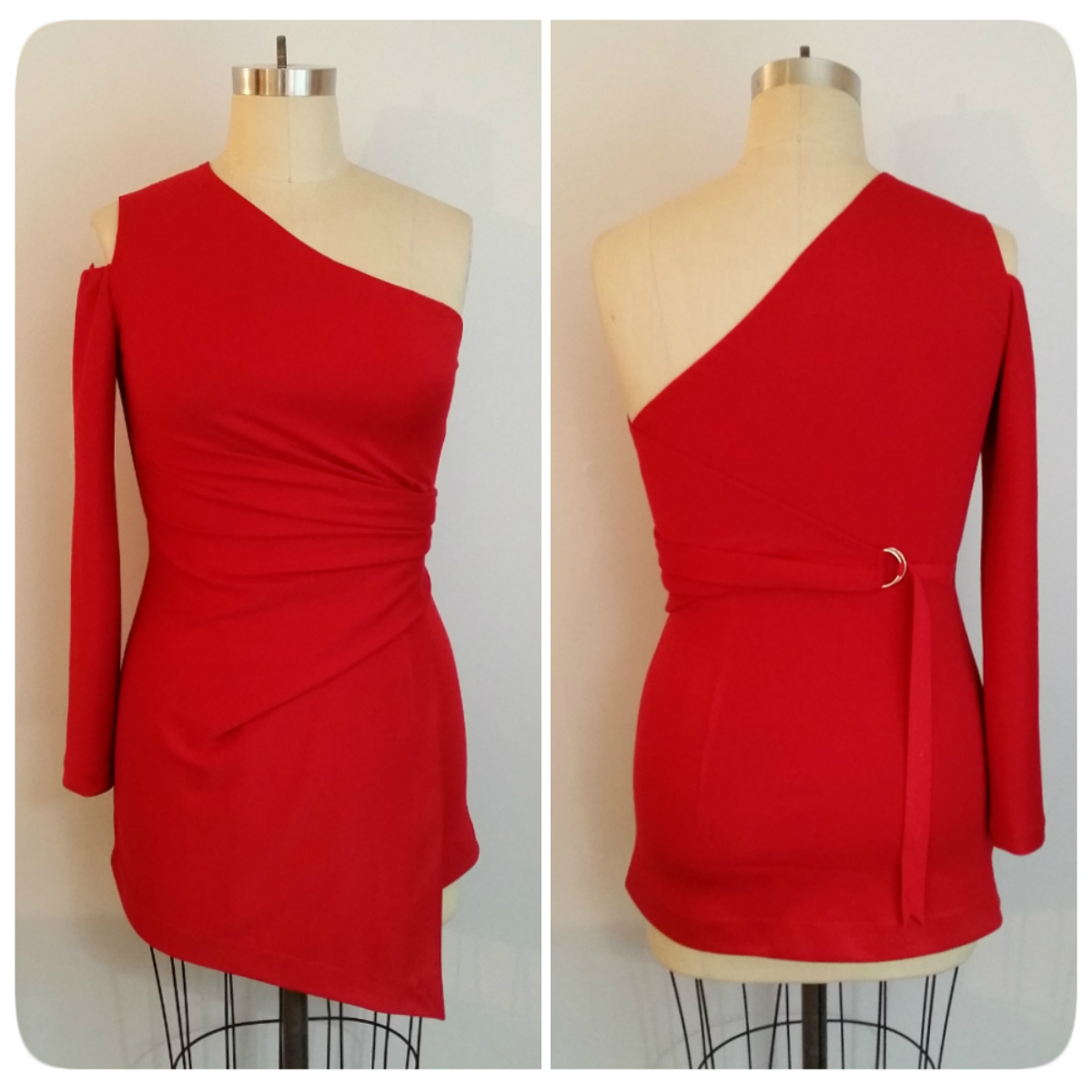 Vogue 2064 | Cold-Shoulder One Arm Top! | Erica Bunker | D.I.Y. Style ...