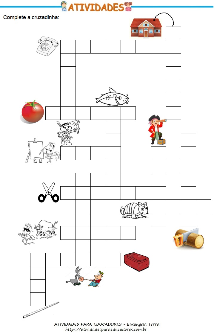 ATIVIDADES PARA EDUCADORES : Atividades - Palavras com TA-TE-TI-TO-TU