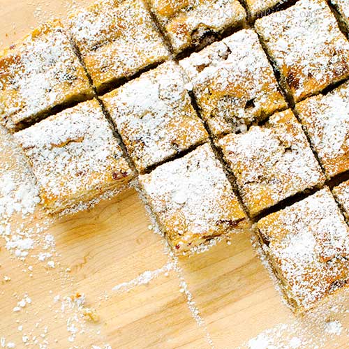 Kitchen Riffs: Date-Walnut Squares
