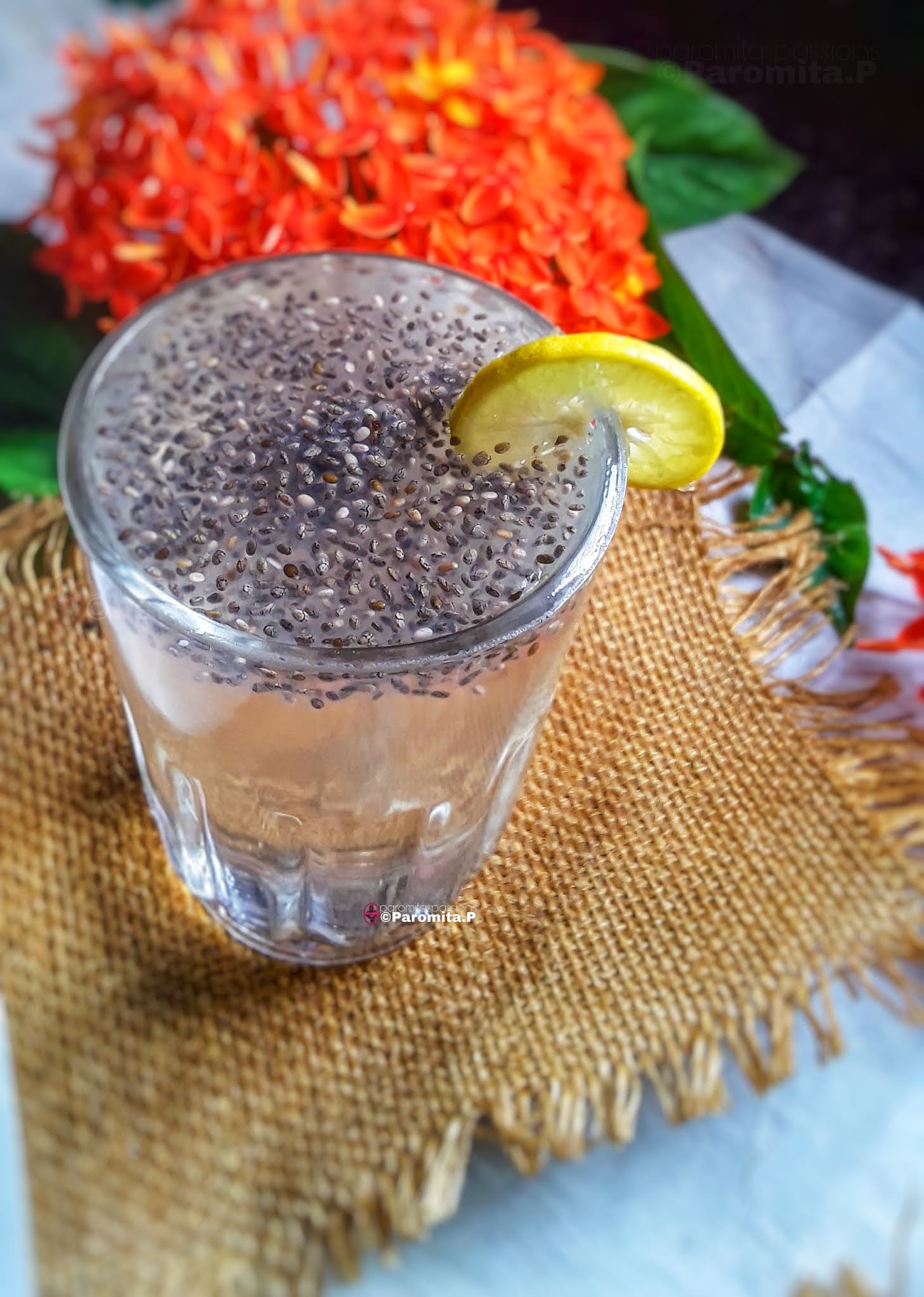Chia Seeds Lemonade - Paromita's Passions
