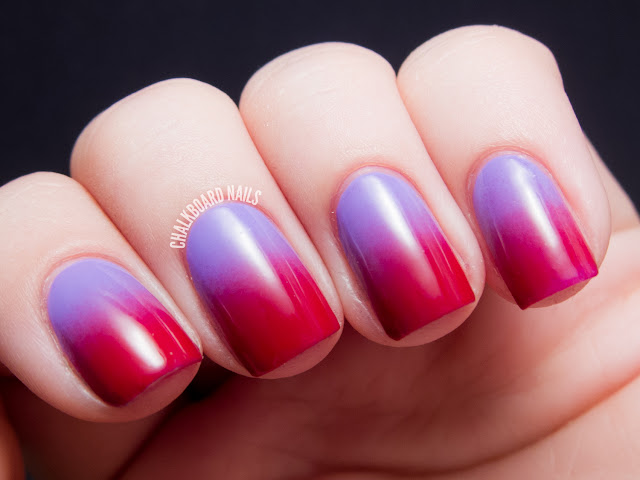 Swoony Gradient (Lilac to Red) | Chalkboard Nails | Phoenix, Arizona ...