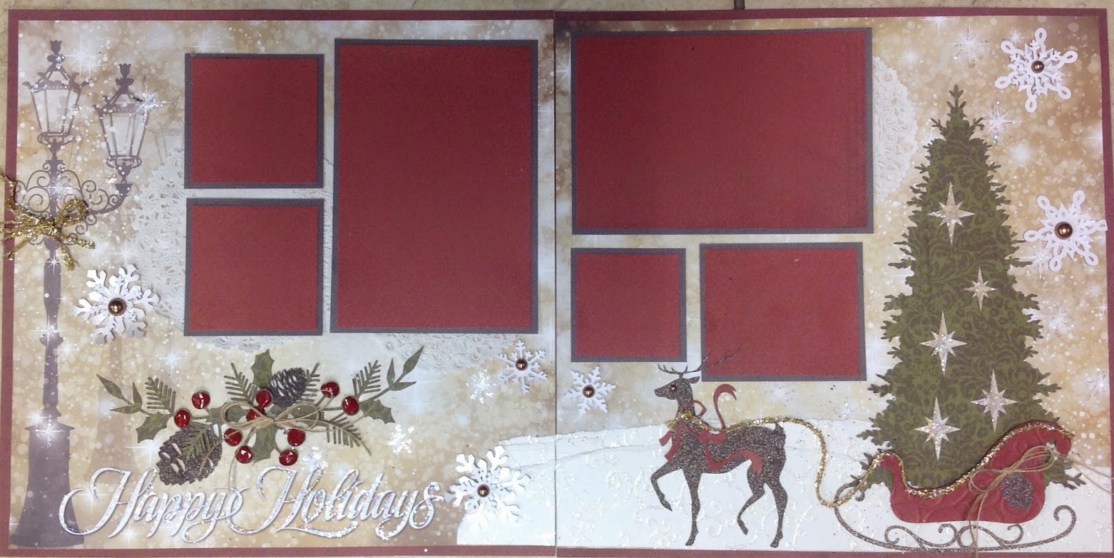 AMAZING GRACE Paper Crafts: Christmas Layouts