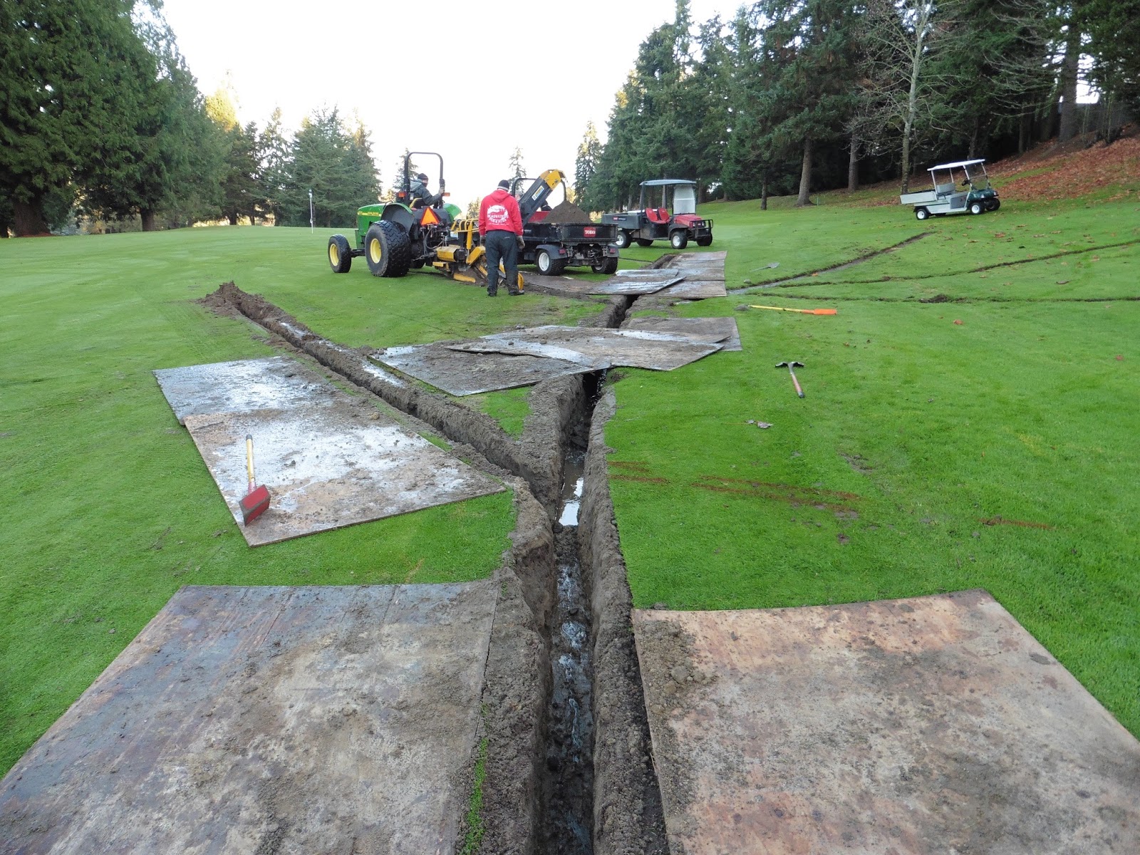 Glendale Country Club: #10 Fairway Drainage Project