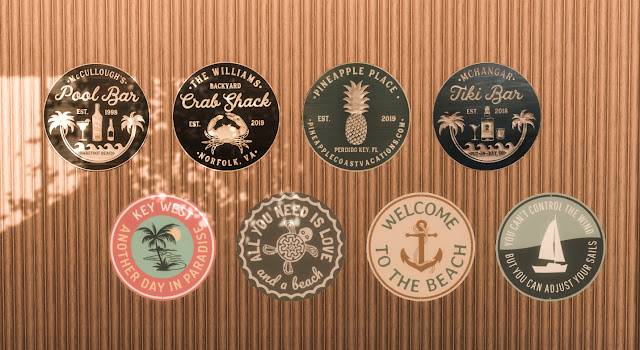 Sims 4 Retail Signs 店面招牌 (Free) [Ruby Red Sims]