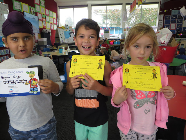 Room 3 Firth Primary School: Awards at assembly.