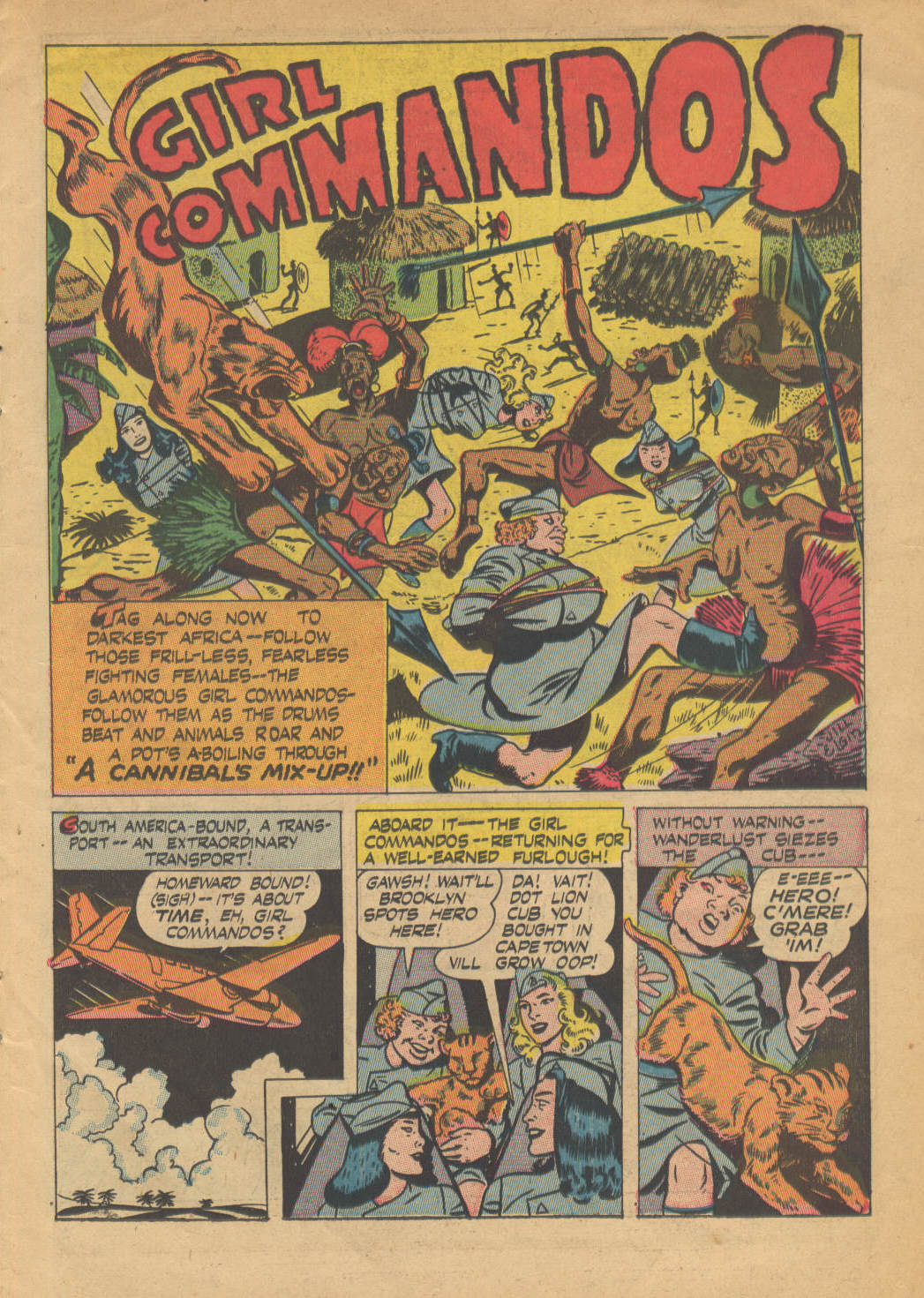 Four-Color Shadows: Girl Commandos-Jill Elgin-1945