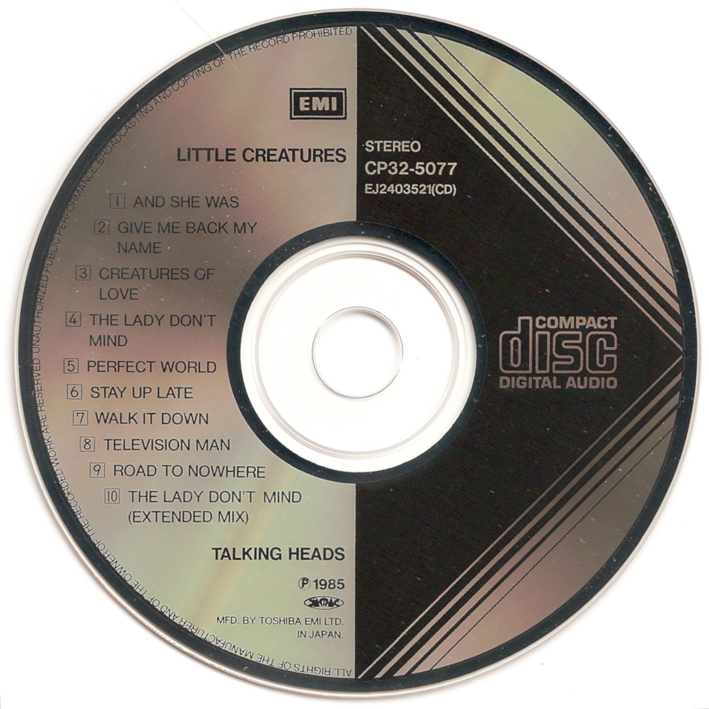 The First Pressing CD Collection: Talking Heads - Little Creatures