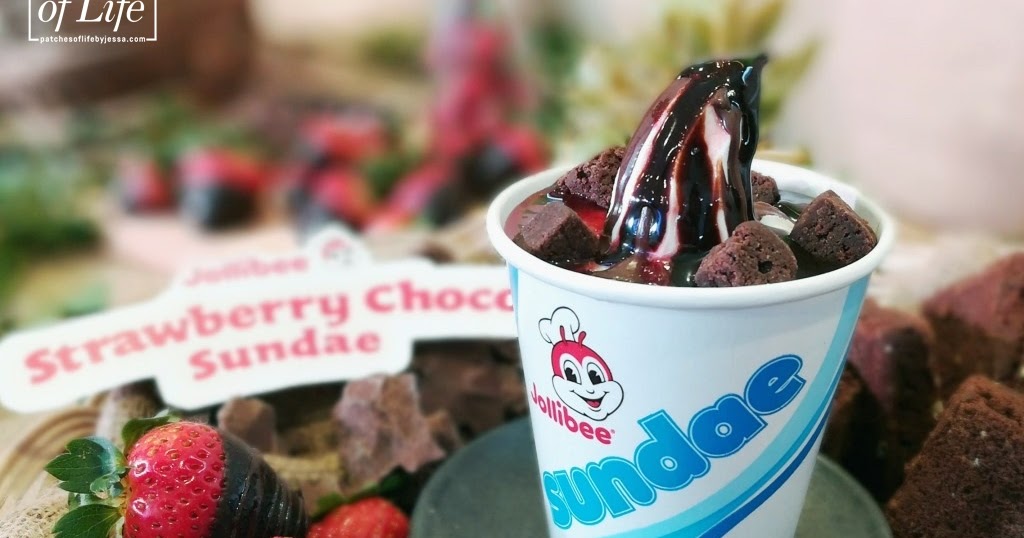 Jollibee: Strawberry Choco Sundae! - Patches of Life