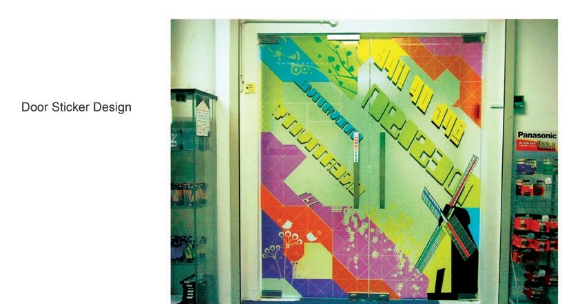 Door Sticker Design | CY Portfolio