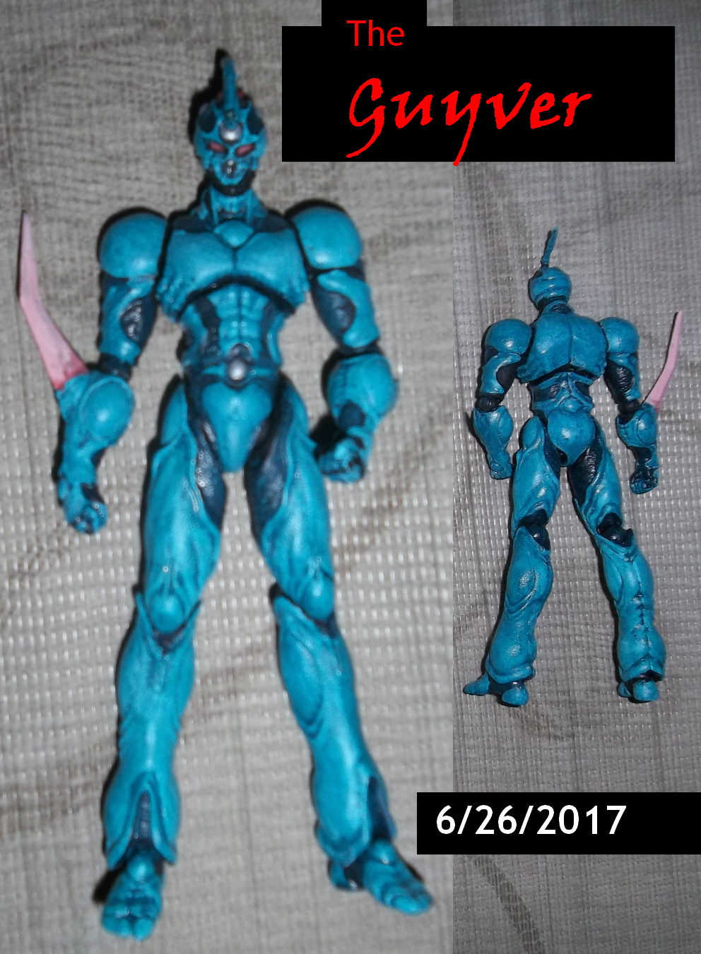 Juan Toys and Customs: The Guyver- Model turned into an action figure