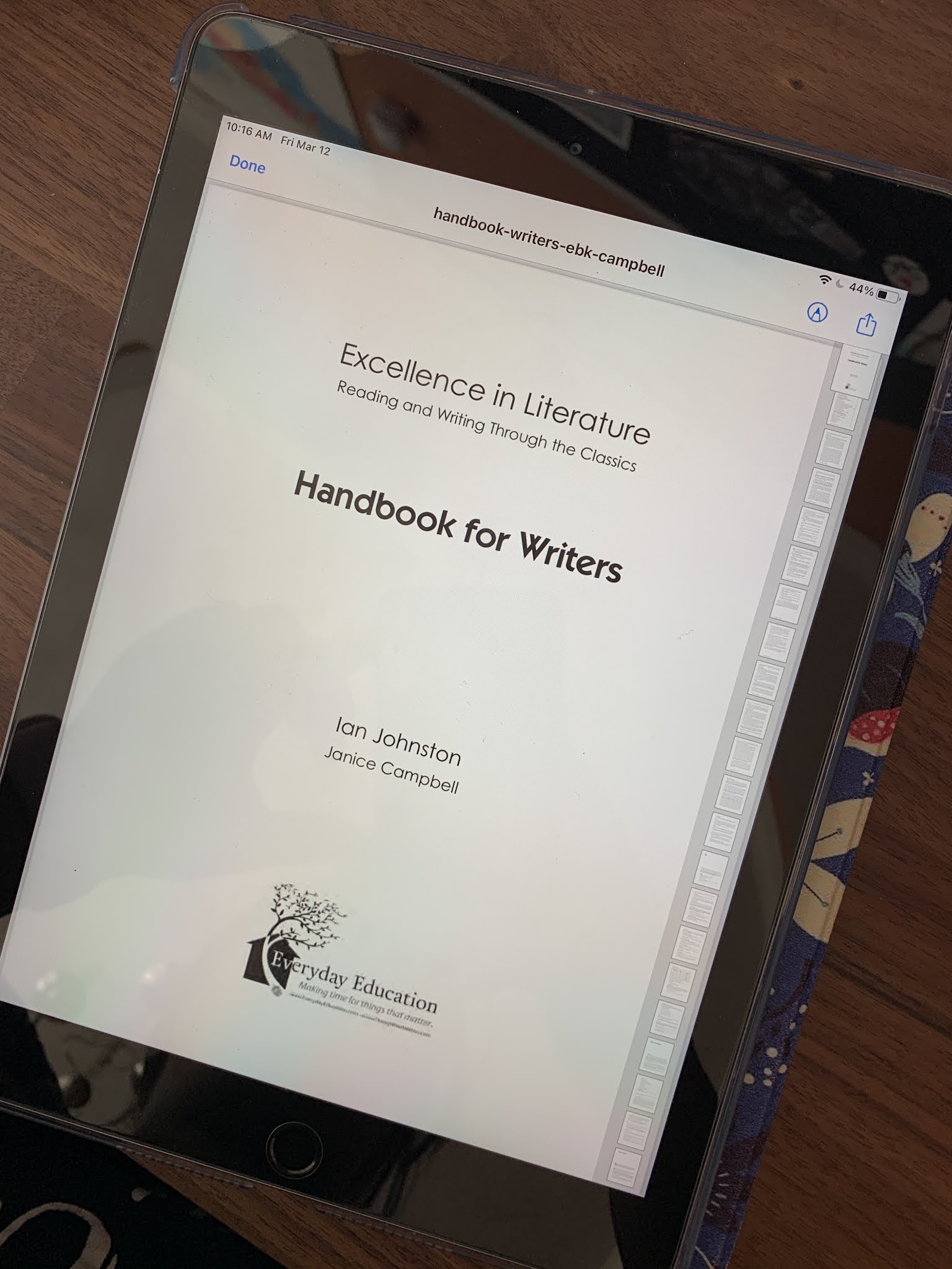 A Stable Beginning: College Prep Writers Handbook from Everyday ...