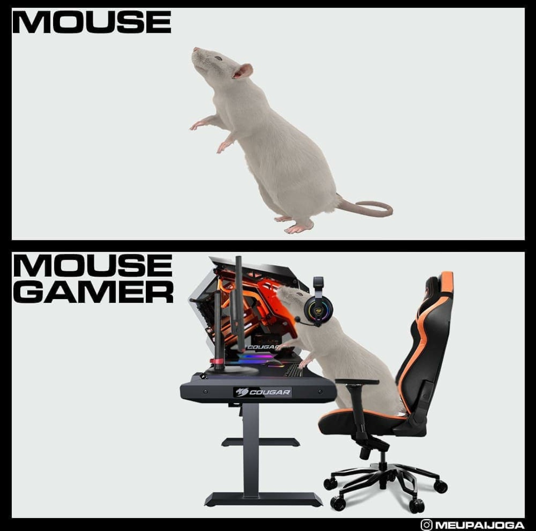 Geekfail Tecnologia Cultura Geek Nerd E Mais Algumas Coisas Mouse Normal E Mouse Gamer