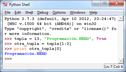 Python: Tuplas...