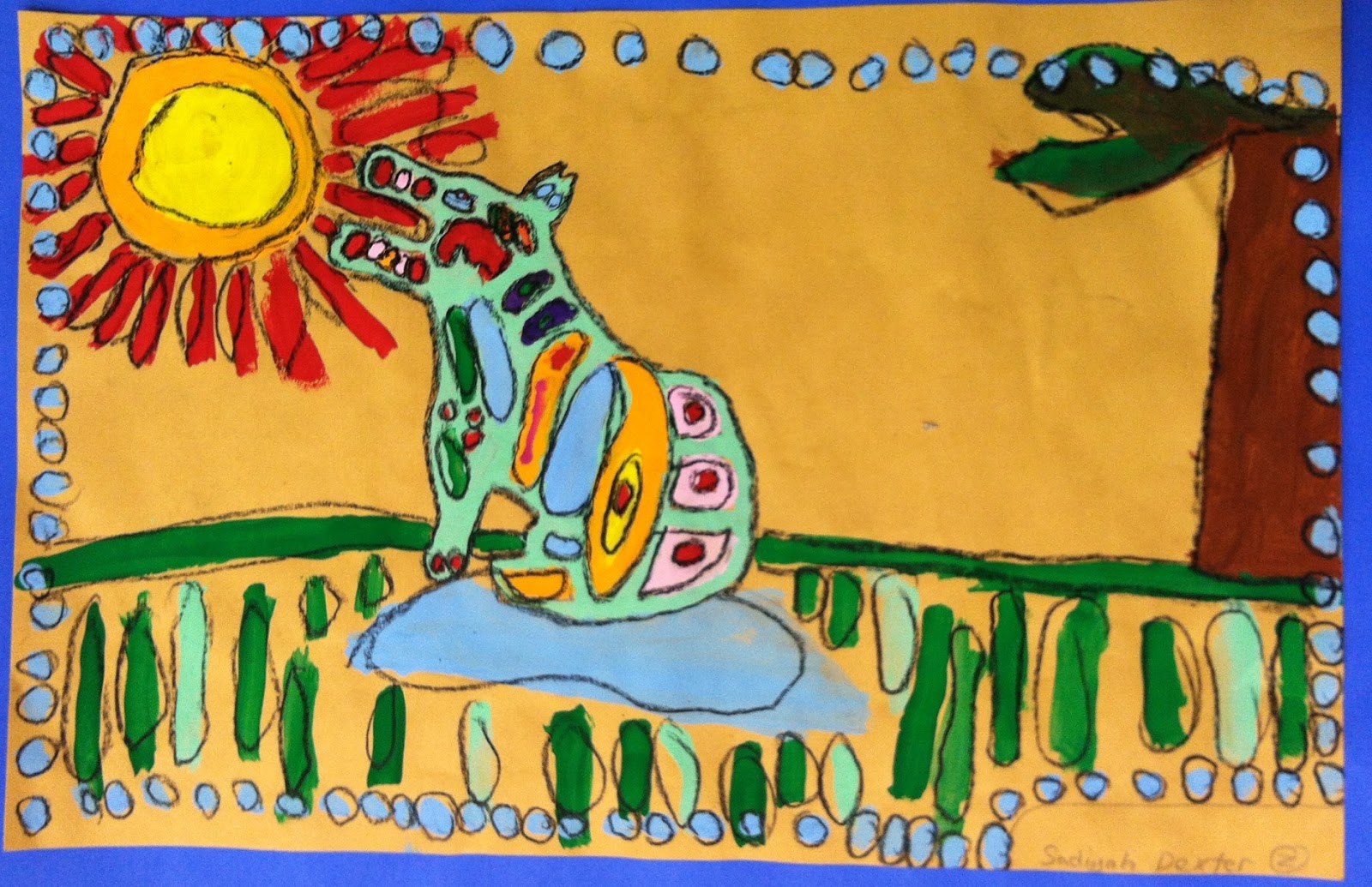 ART with Mrs. A: Norval Morrisseau and 3rd Grade Animal Paintings