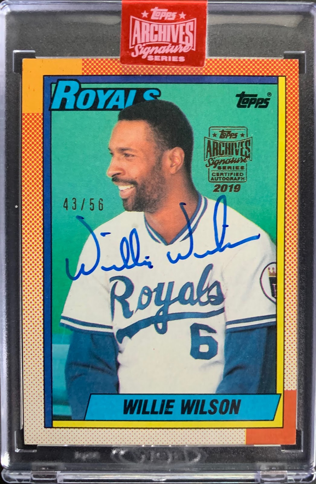 Shoebox Legends: Signature Sundays - Willie Wilson? Yep, Willie Wilson