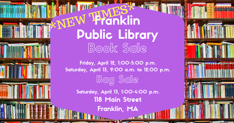 Franklin Matters: Library Book Sale - April 12-13