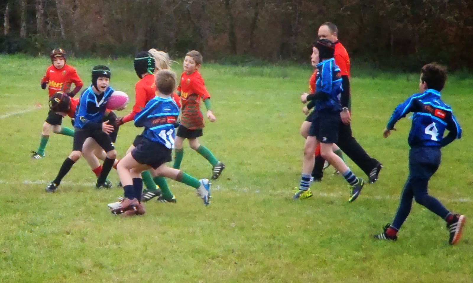 Mumbles Dragons Under 11's Rugby Team: Dunvant V Dragons. (Away). 24/11/13.