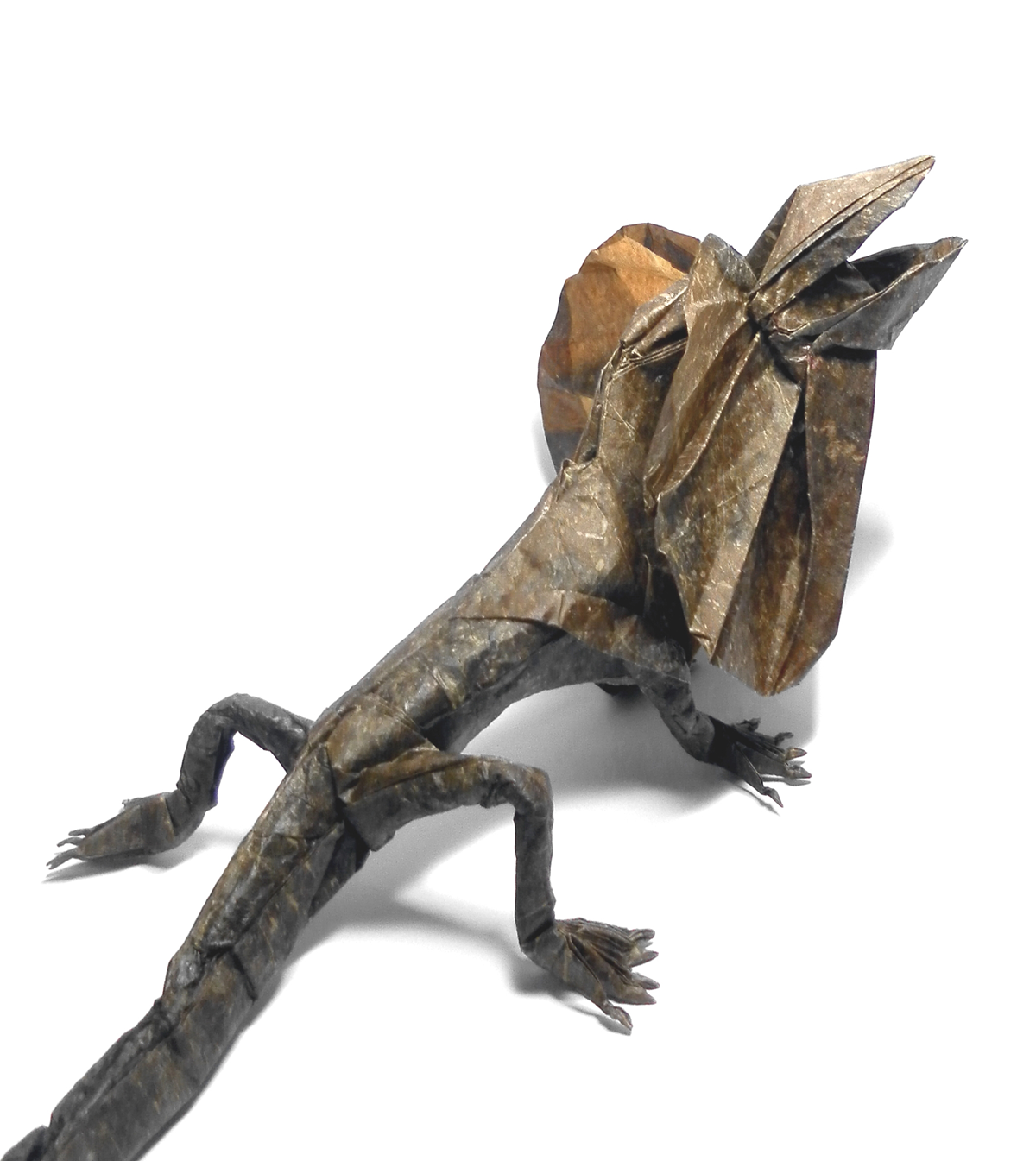 Mariano-Mi mundo el Origami: Frilled Lizard